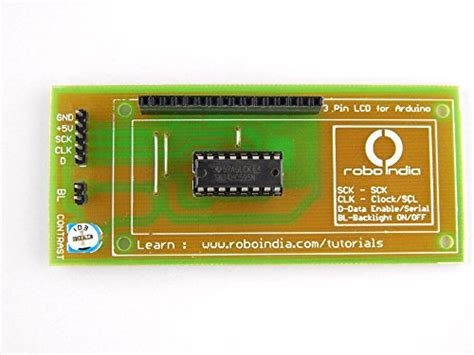 3 Pin Lcd For 16x2 Lcd For Arduino With Tutorials 16x2 Lcd Included In