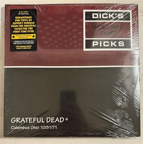 Grateful Dead Dicks Picks Vol Two Columbus Ohio 10 31 71 180g
