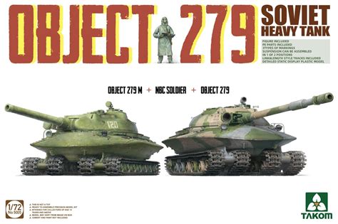 The Modelling News In Boxed 1 72nd Scale Object 279 Soviet Heavy Tank