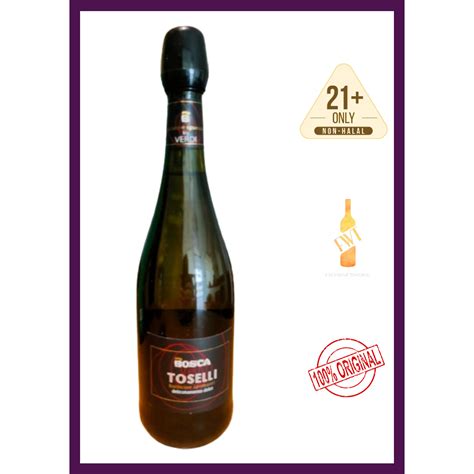 Bosca Toselli Spumante White 750ml Non Alcoholic Shopee Malaysia