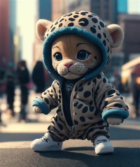 Premium Ai Image Cute Puma