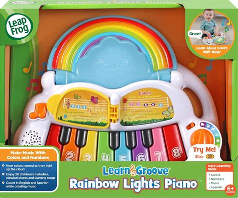 Leapfrog Learn And Groove Rainbow Lights Piano Leapfrog