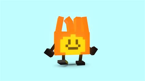 Firey Bfb Concept Download Free 3d Model By Bit B B4b3d53