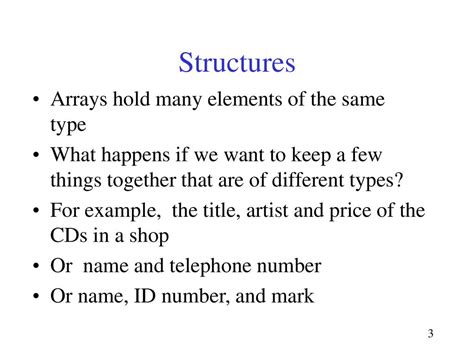 Csi 121 Structured Programming Language Lecture 23 Structures Part 1