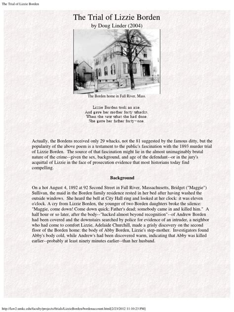 The Trial Of Lizzie Borden Pdf Grand Jury Law