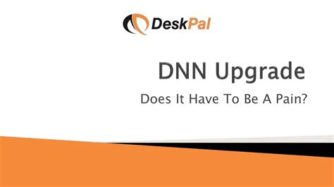 ppt dnn upgrade powerpoint presentation free download id 8939598