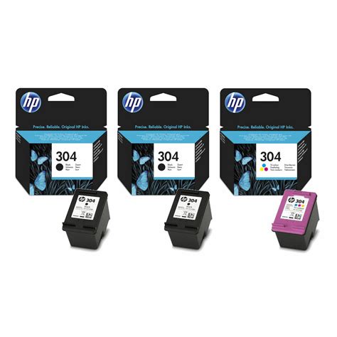 Original Hp 304 304xl Black And Colour Ink Cartridges For Deskjet 2622