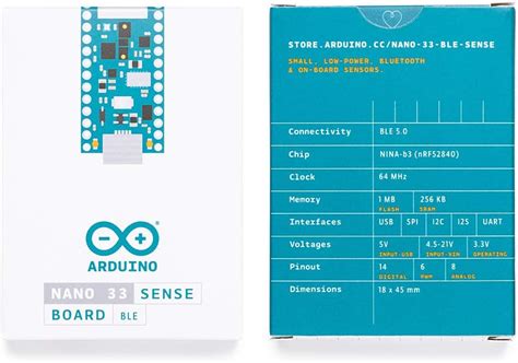 Arduino Nano BLE Sense ma mshtshiraitatet mdmjah الامارات Ubuy