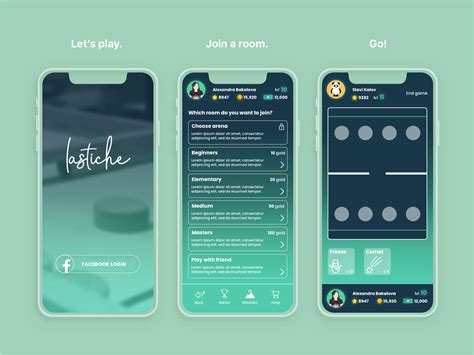 Lastiche Mobile Game User Interface By Alexandra On Dribbble
