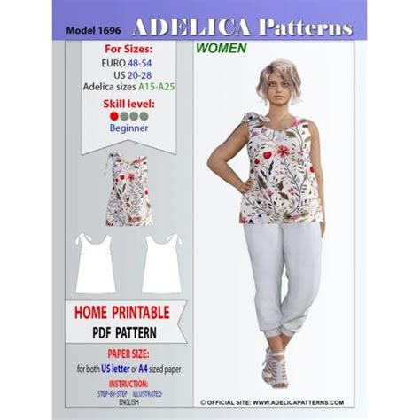 Plus Size Top Sewing Pattern Pdf