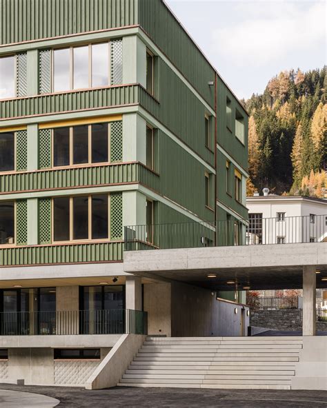 Idea 4194398 School Of Davos Platz By Cura Architekten In Davos