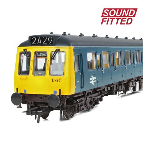Bachmann Europe Plc Class 117 3 Car Dmu L412 Br Blue