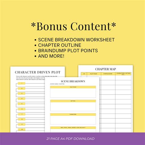 Frytags Pyramid Plot Template Writing Book Story Structure Template Author Novel