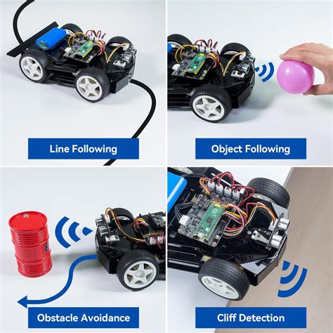 Mua Sunfounder Robot Car Kit For Raspberry Pi Pico Open Source Micropython App Control Rgb