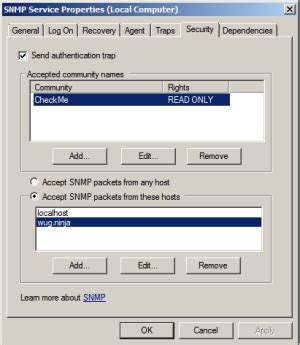 How Do I Enable And Configure SNMP On Windows WUG Ninja