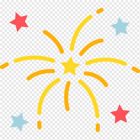 빛나는 별들이 에너지를 발산하는 화려한 불꽃놀이 불꽃놀이 아이콘 Png Pngwing