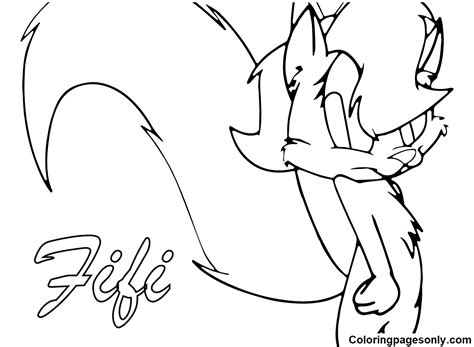 Fifi La Fume Color Sheets Coloring Pages Free Printable Coloring Pages