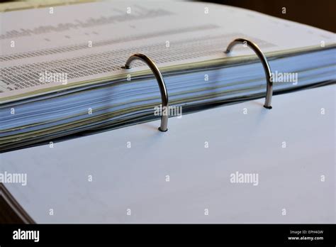 Open File Folder Stock Photo Alamy