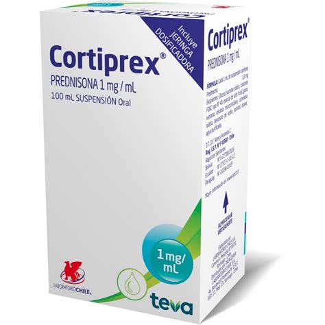 Cortiprex Prednisona 1 Mg Suspensión 100 Ml Cruz Verde