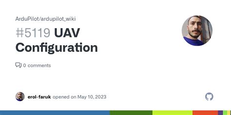 Uav Configuration · Issue 5119 · Ardupilotardupilotwiki · Github