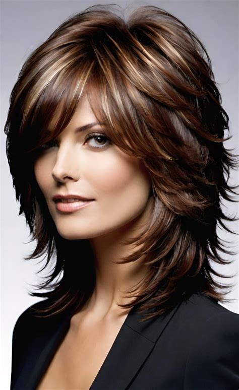 20 Layered Medium Length Hairstyles For Women With Thick Hair