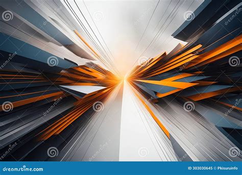 Parallel Dimensions Geometric Abstraction Abstract Background Stock Illustration Illustration