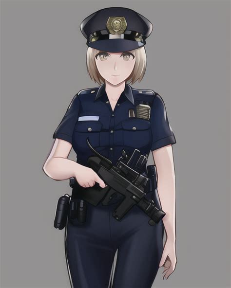 Anime Police Officer 3 By Haros98 On Deviantart