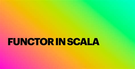 Functor ใน Scala Code ของ Functor อยู่ตรงนี้ครับ By Ruv 48 Odds