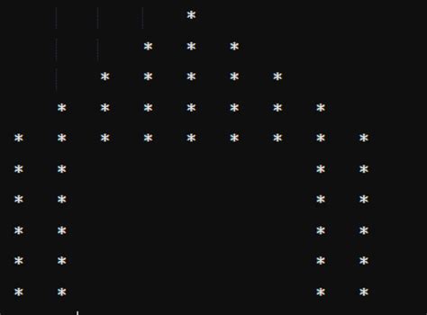 Java 打印房屋星形图案极客笔记