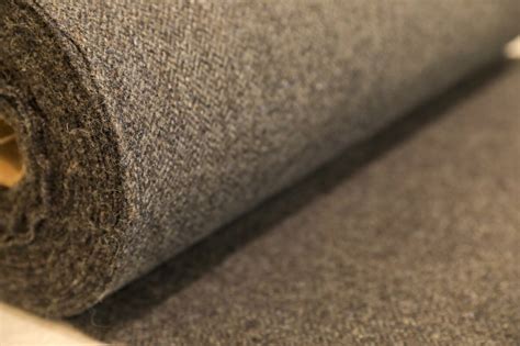 Tweed Grass Green Herringbone Laxey Woollen Mills