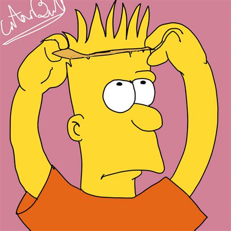 Bart Simpson Hair Color
