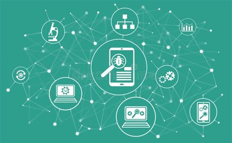 Concept Of Software Testing Stock Illustration Illustration Of