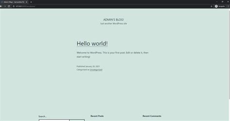 How To Install Wordpress On Local Machines Simple Web Learning