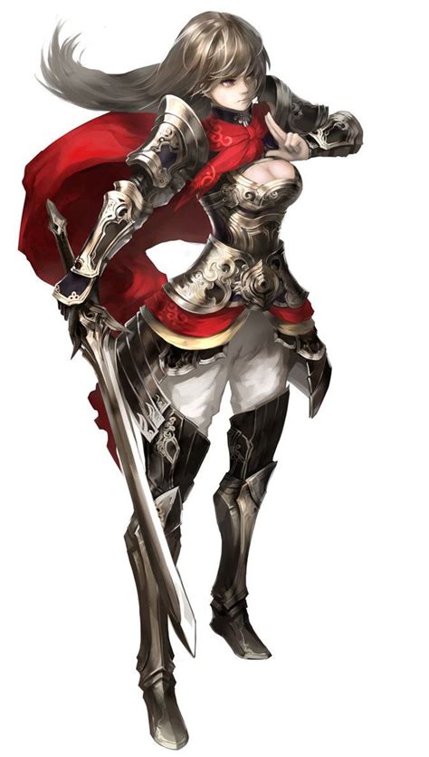 Swordsman Character Art Female Character Design Character Drawing