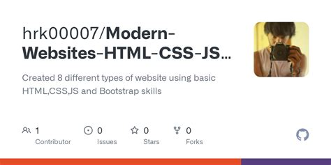 Github Hrk Modern Websites Html Css Js Bootstrap Created