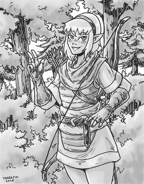 Elf Archer By Shabazik On Deviantart