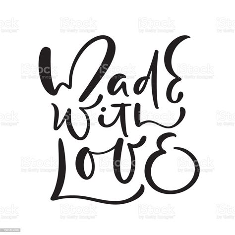 사랑 필기 서예 문자 텍스트로 만든 손으로 그린 문자 아이 따옴표 그릿 카드 티셔츠 아기 배너 및 포스터에 대한 벡터 일러스트레이션 0명에 대한 스톡 벡터 아트 및 기타