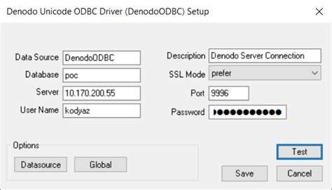 Install Denodo Odbc Driver And Create Odbc Connection To Denodo Server