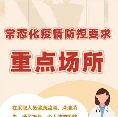 常态化疫情防控要求【重点场所】教育来源中国