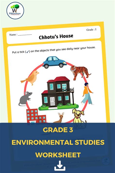 Chhotus House Download Chhotus House Class 3 Chapter 5 Evs Worksheet Based On The Latest Cbse