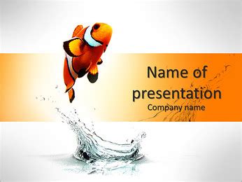Exotic Fish PowerPoint Template Backgrounds Google Slides ID SmileTemplates