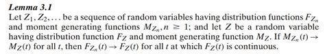 Real Analysis How To Prove The Continuity Theorem For Moment Generating Functions