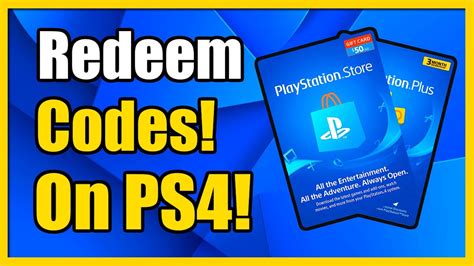 How To Redeem Code On Ps4 For T Card Or Psn Card Fast Method Youtube