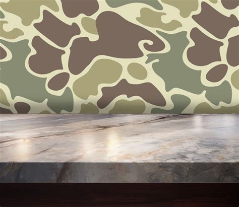 Old Style Camo Peel And Stick Wallpaper Usa Made Uniquely Wallpaper