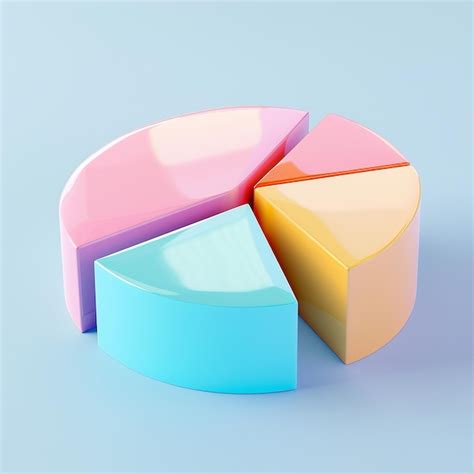 3d Pie Graph Icon Data And Statistics Illustration Logo Premium Ai