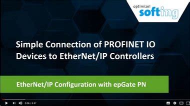Ethernet IP Adapter To PROFINET Controller Gateway Softing