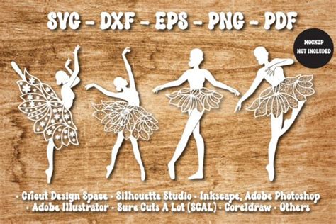Ballerina Dancer Paper Cut Design Bundle Graphic By Shahadatarman13