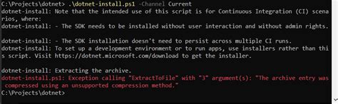 C Configure Vs Code For Selenium 4 Error While Installing Dotnet 6 Sdk Using Powershell