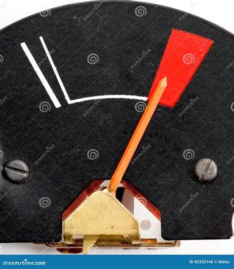 Analog Measuring Device With The Needle Stock Photo Image Of Engineering Technology