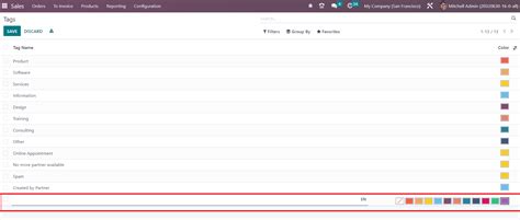 Quotation Templates In Odoo Sales Odoo V Enterprise Edition Book